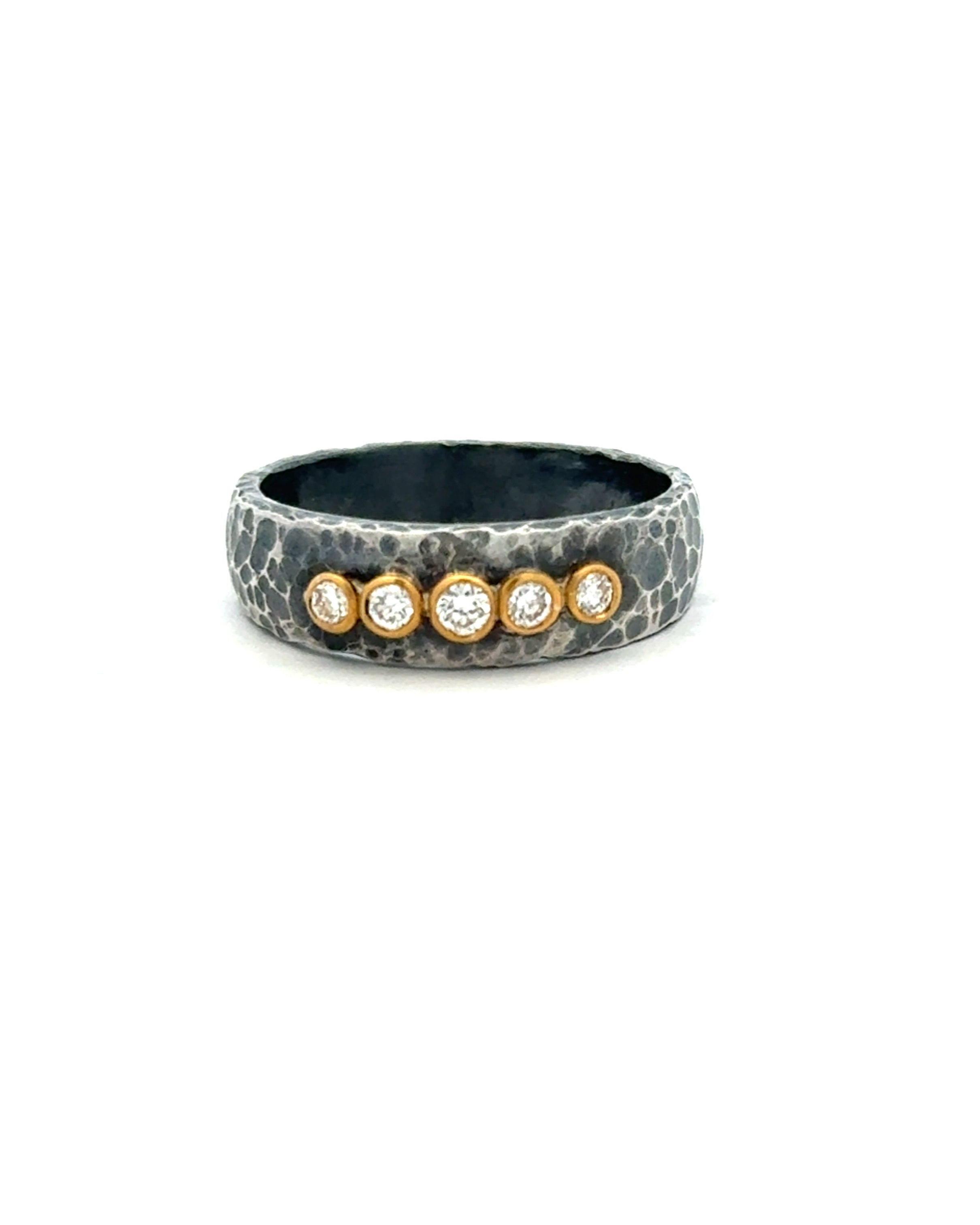 Starlight Band Ring - Buy Exquisite 24 Karat Jewelry | Cevherun